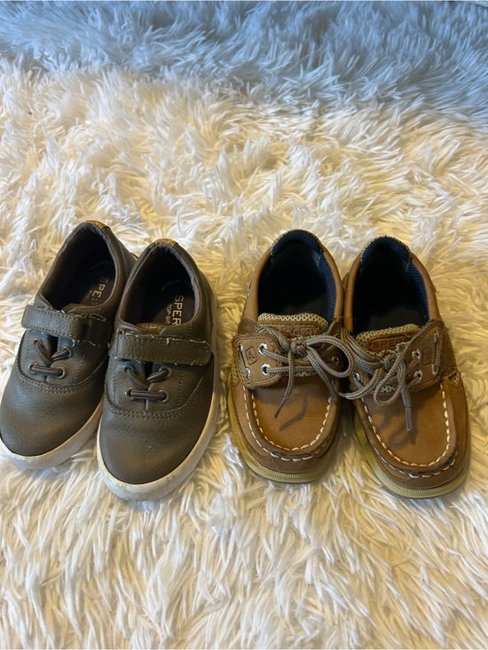 Sperry | Shoes | Sperry Kids Gray And Brown Boat Shoe Bundle | Poshmark